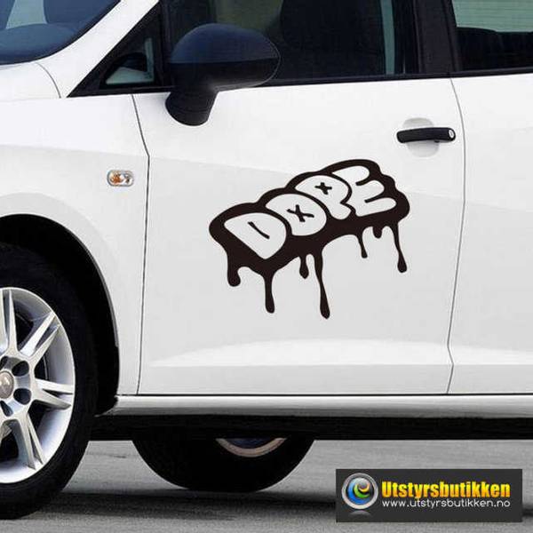Dope grafitti klistremerke sticker - Utstyrsbutikken
